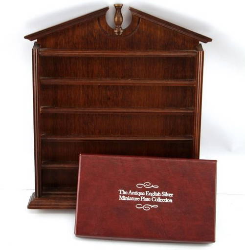 Franklin Mint English Silver Mini Plate Collection