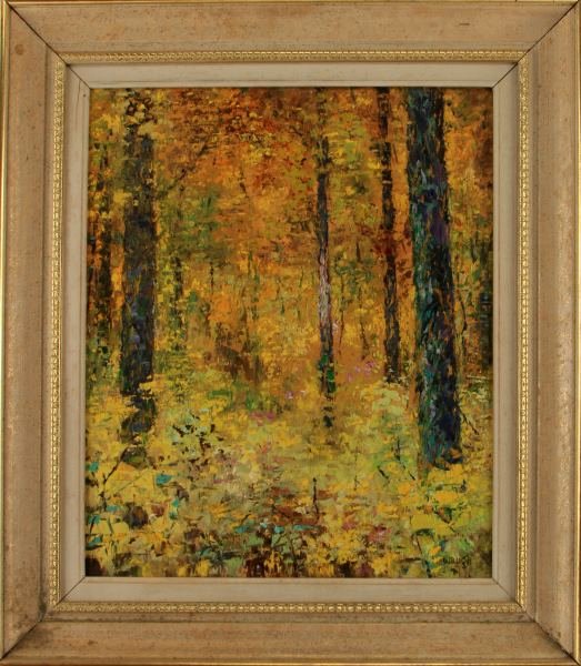 COULTON WAUGH THE GOLDEN WOODS PAINTING