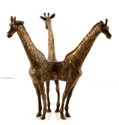 Arthur Court Designs 1977 Giraffe Trio Figurine