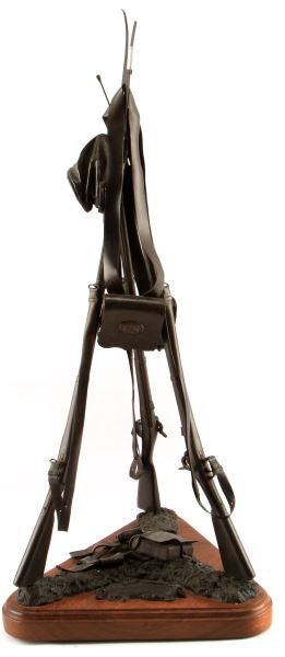 BRONZE CONFEDERATE RIFLE STATUE JAMES NATHAN MUIR