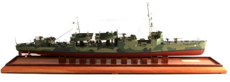 Wwii Uss Ward Model Ship Made By John Ficklen