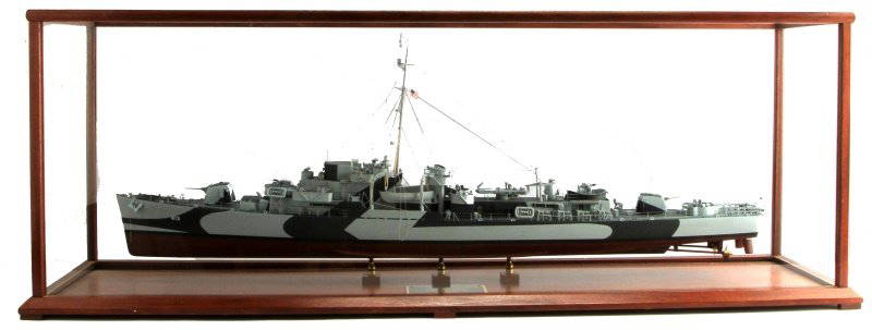 Uss Samuel B. Roberts Model Ship By John Ficklen