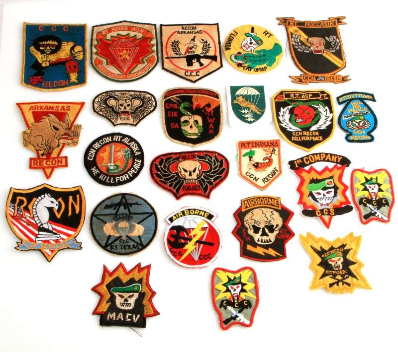 US VIETNAM-ERA ARMY SPECIAL GREEN BERET PATCHES