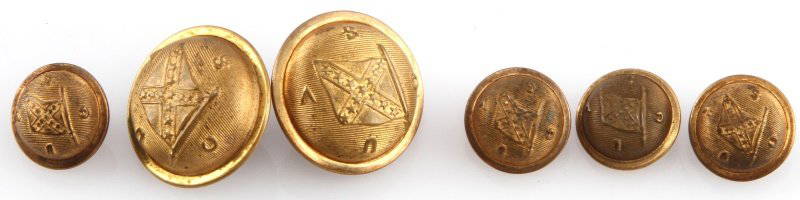 United Confederate Veterans Button Lot