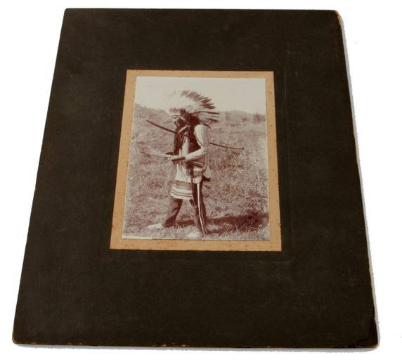 Antique 1904 Roland W. Reed Sioux Indian Photo