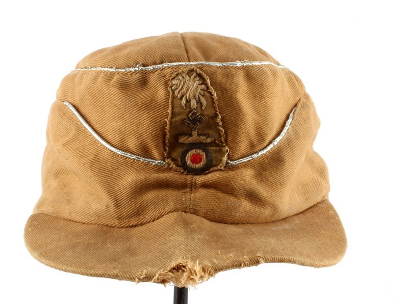 German Wwii Dak Afrika Korps Field Officer Cap
