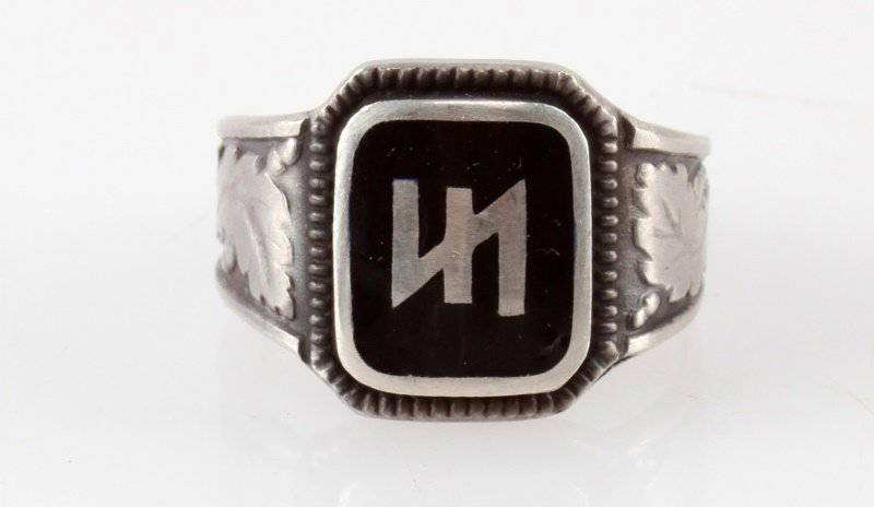 Wwii Third Reich 2nd Ss Division Wolfsangel Ring