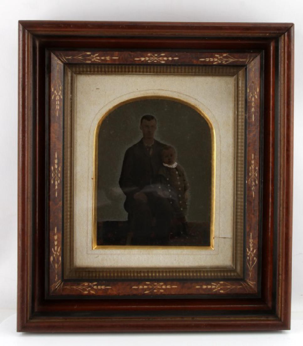 ANTIQUE FULL PLATE TINTYPE FRAME