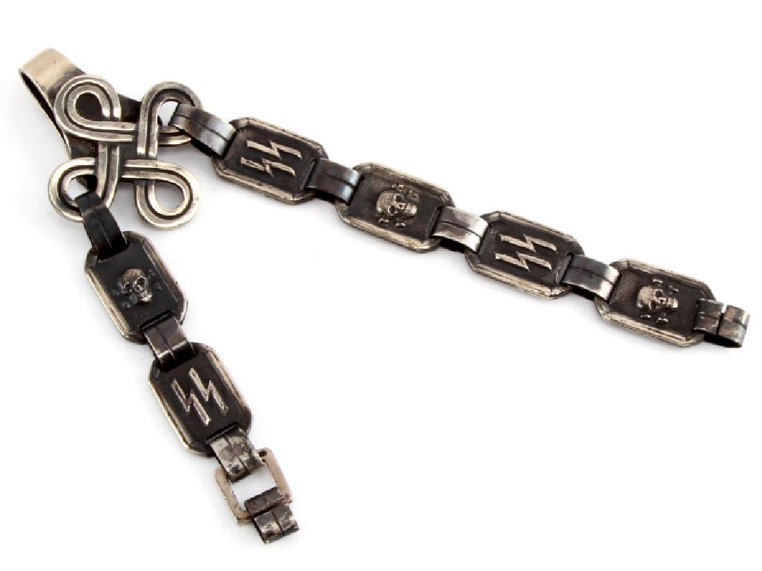 WWII GERMAN WAFFEN SS DAGGER HANGER CHAIN