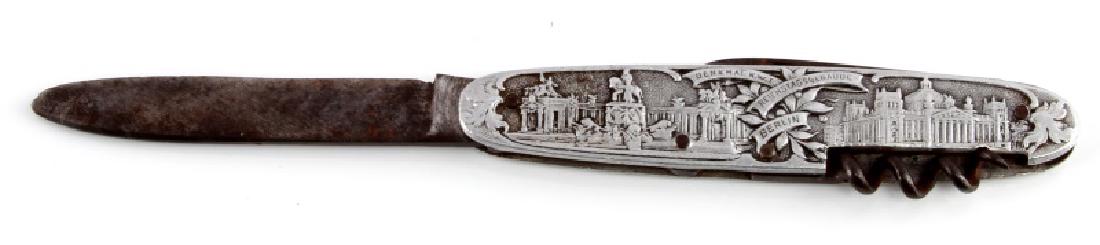 WWI GERMAN KAISER WILHELM II AND WIFE POCKET KNIFE