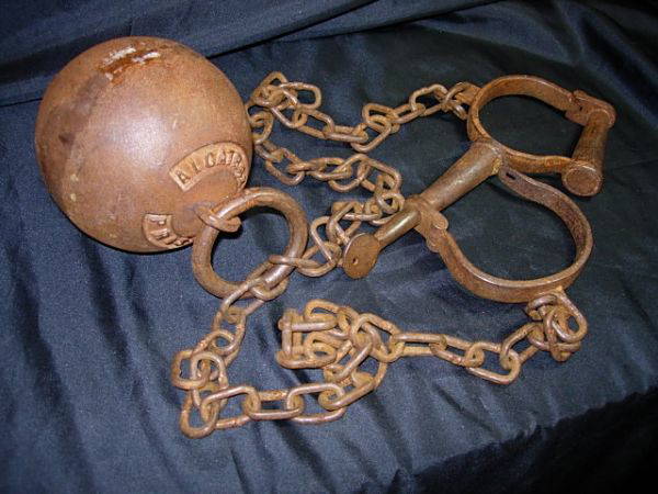 Authentic Alcatraz Prison Ball & Chain With Key