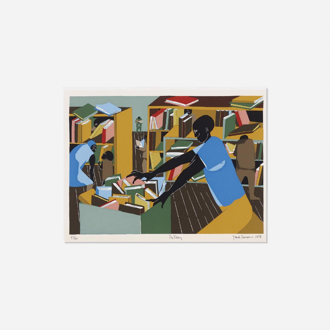 Jacob Lawrence, The Library