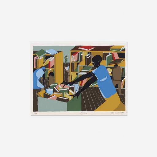 Jacob Lawrence, The Library