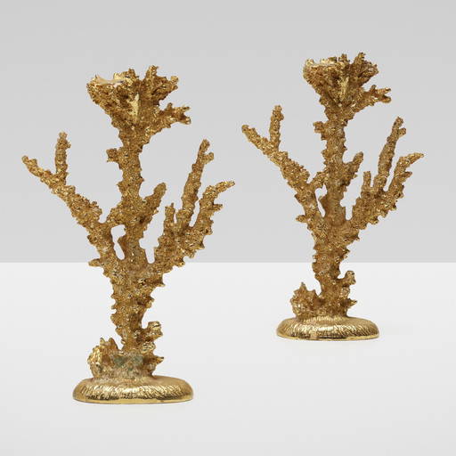 Stephane Galerneau, Candlesticks, Pair