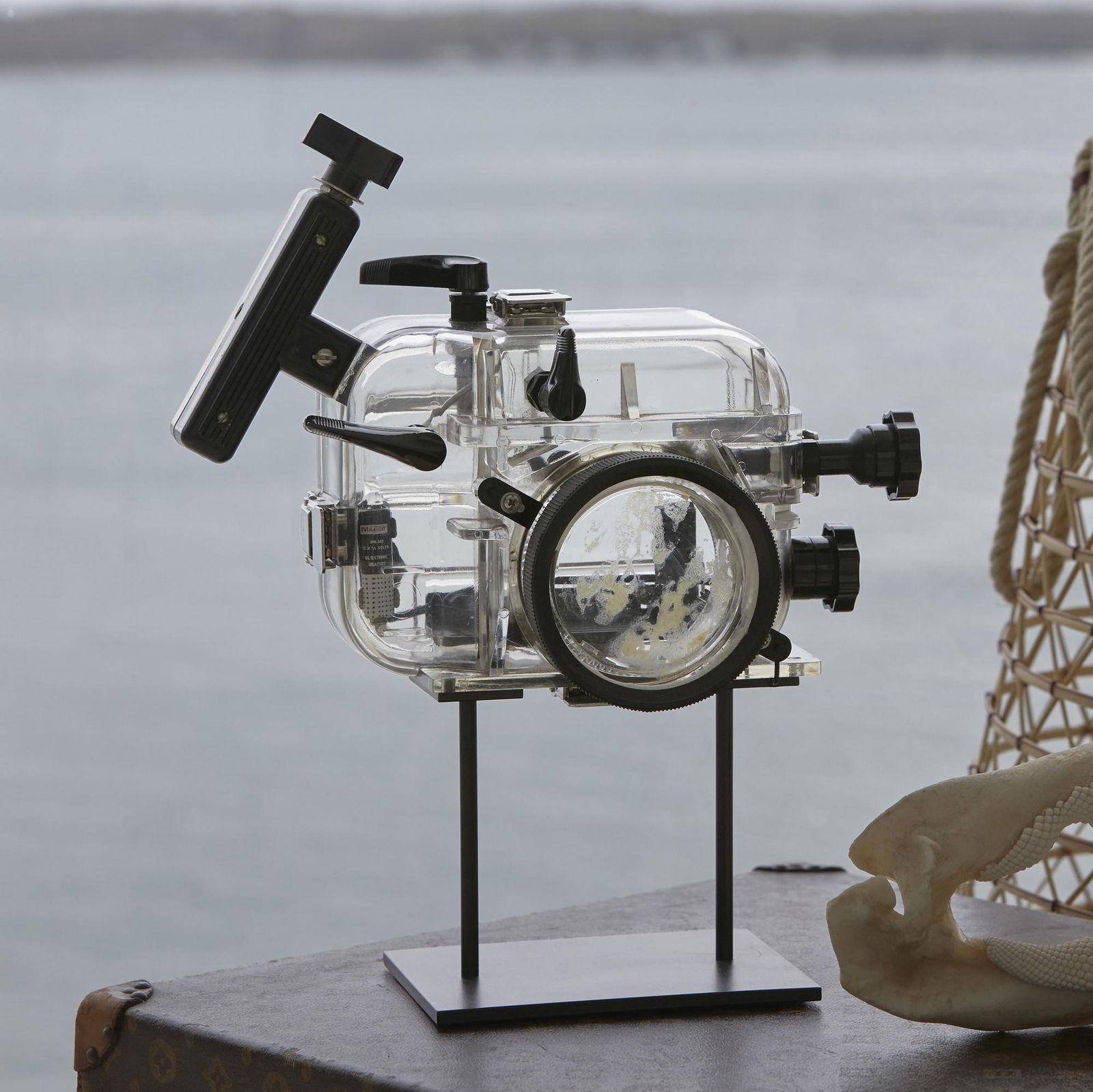 Ikelite, underwater camera casing on stand - Jun 25, 2020 | Wright in IL