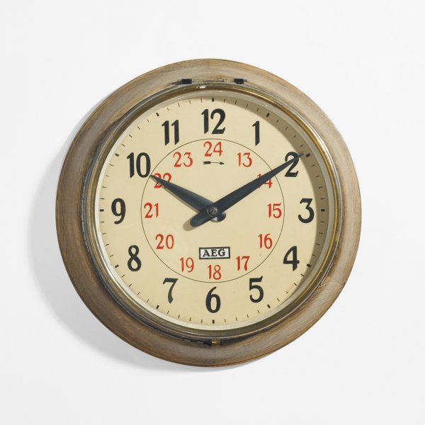 PETER BEHRENS; A.E.G. Synchron wall clock - Mar 03, 2013 | Rago Arts ...
