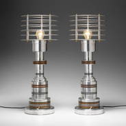 PAIR PATTYN PRODUCTS ALUMINUM SPACE AGE LAMPS - Mar 19, 2017 ...