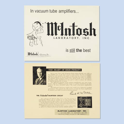 McIntosh, Posters, set of two (#0170) on Feb 25, 2022 | Wright in IL