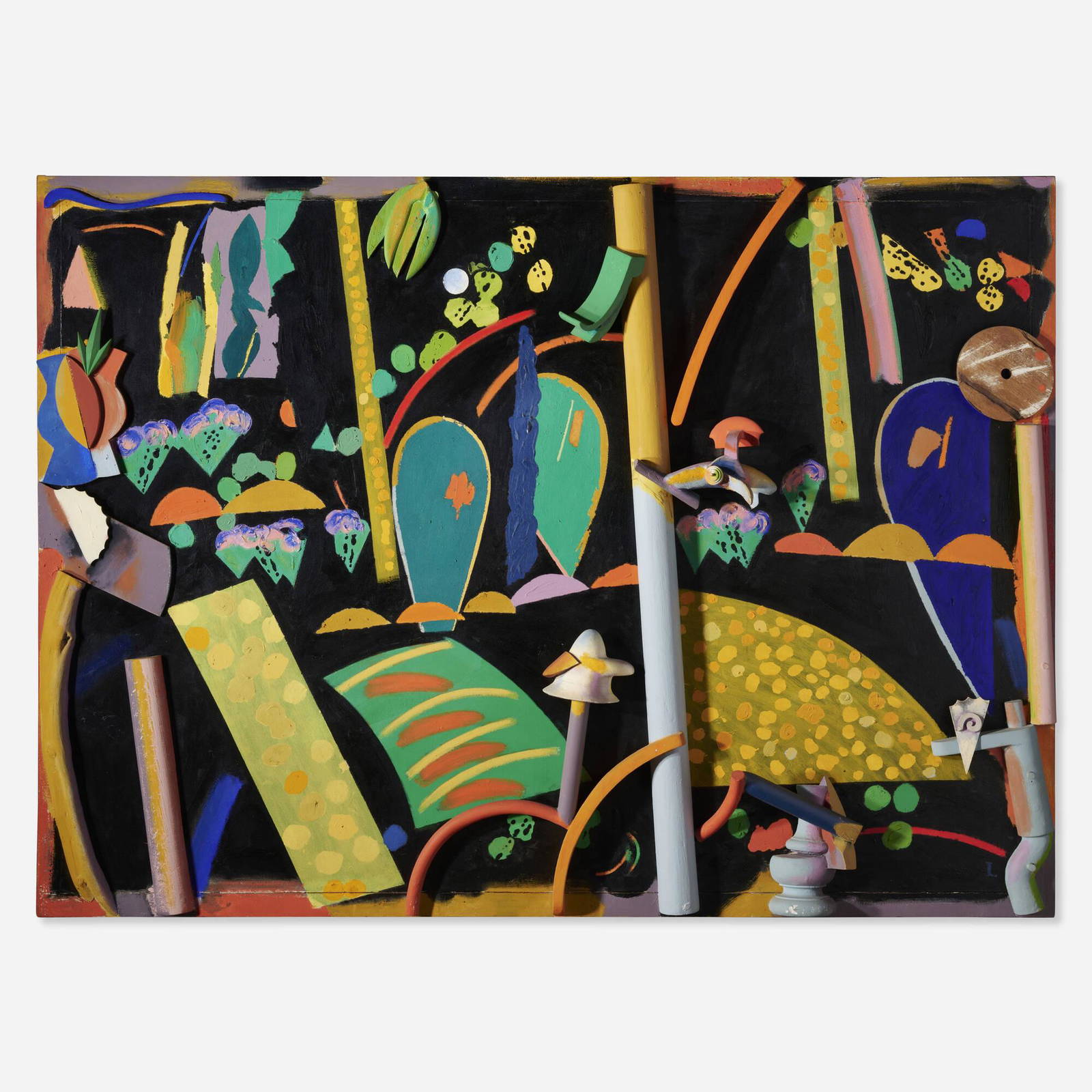 Colin Lanceley, Nocturnal Garden Auction