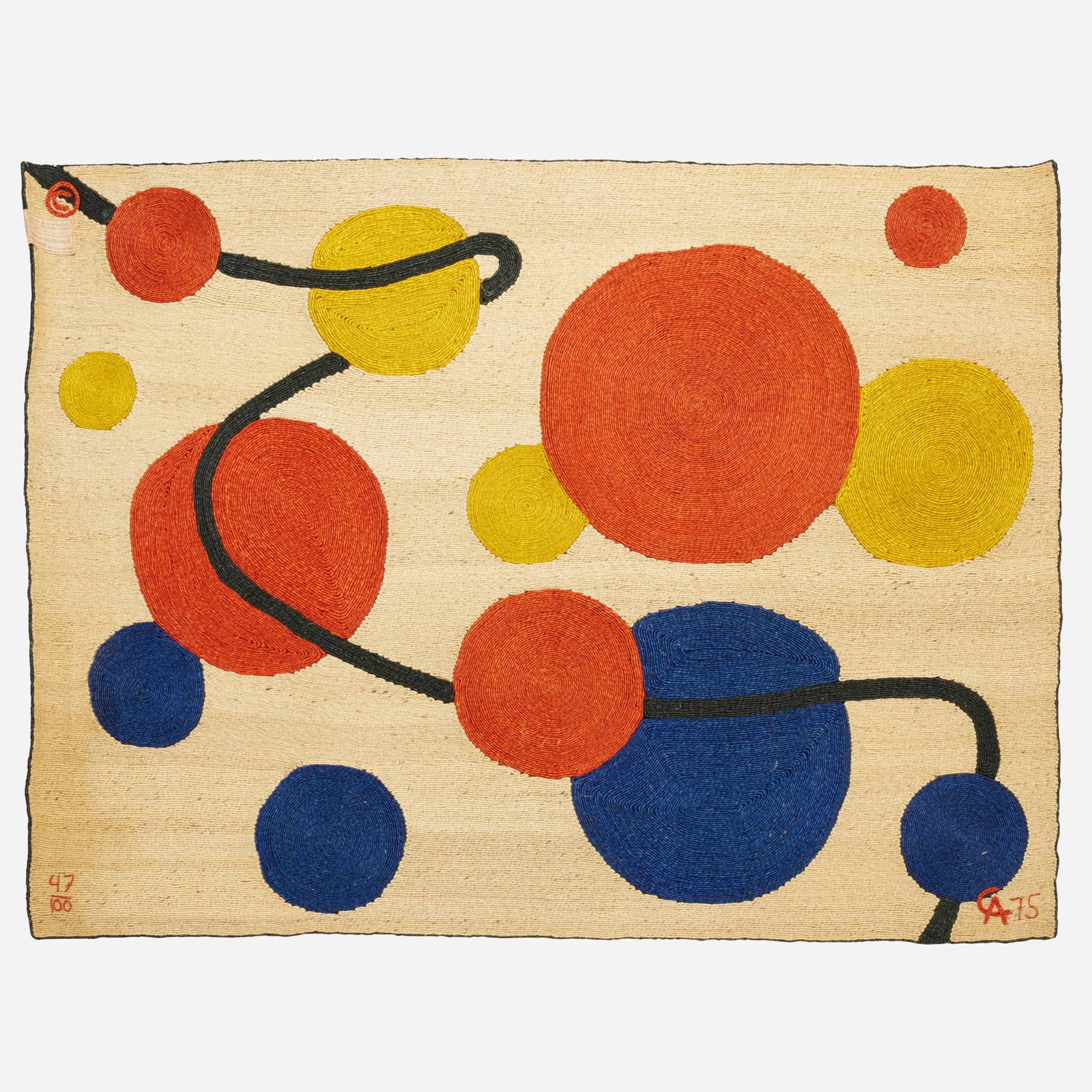 After Alexander Calder, Tapestry Auction