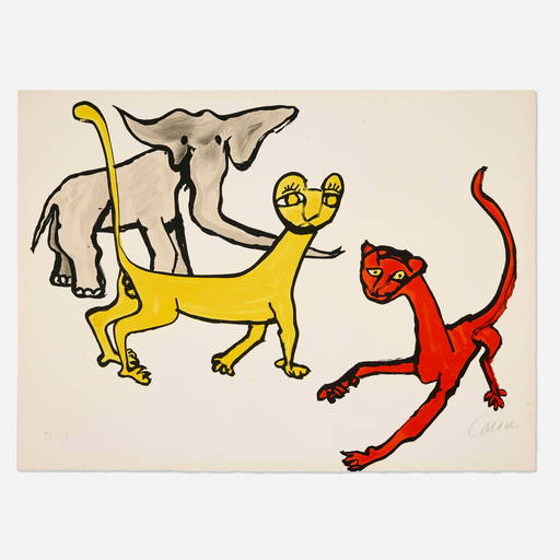 Alexander Calder, Animals (from The Our Unfinished Revolution Portfolio)