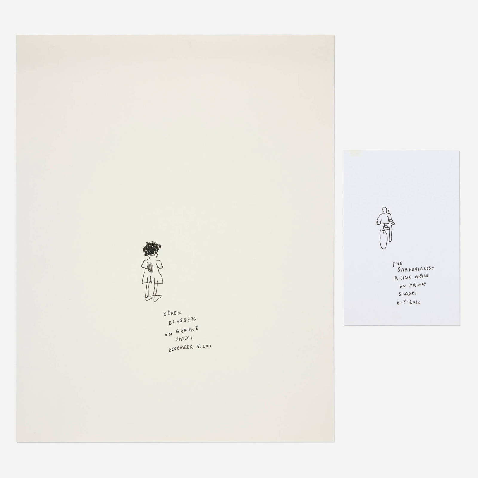 Jason Polan, Derek Blasberg On Greene Street; The Sartorialist Riding A ...