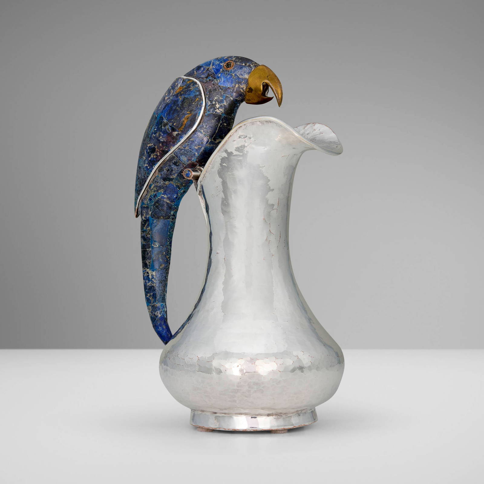 Los Castillo, Pitcher With Parrot Handle Auction