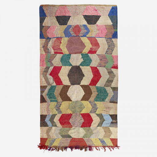 North African Rag Rug Carpet