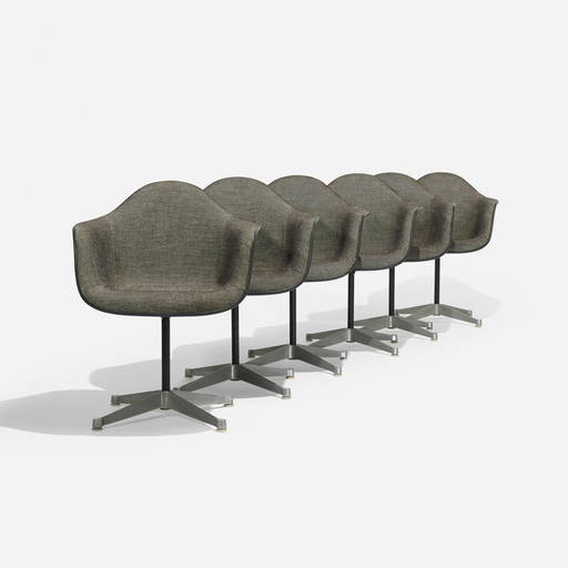 Charles And Ray Eames Pac 1s, Set Of Six