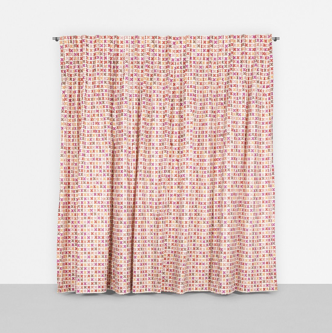 Alexander Girard custom drapery from the Miller House