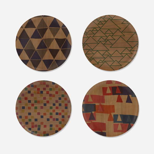 George Nelson & Alexander Girard, 4 Pattern Test Trays