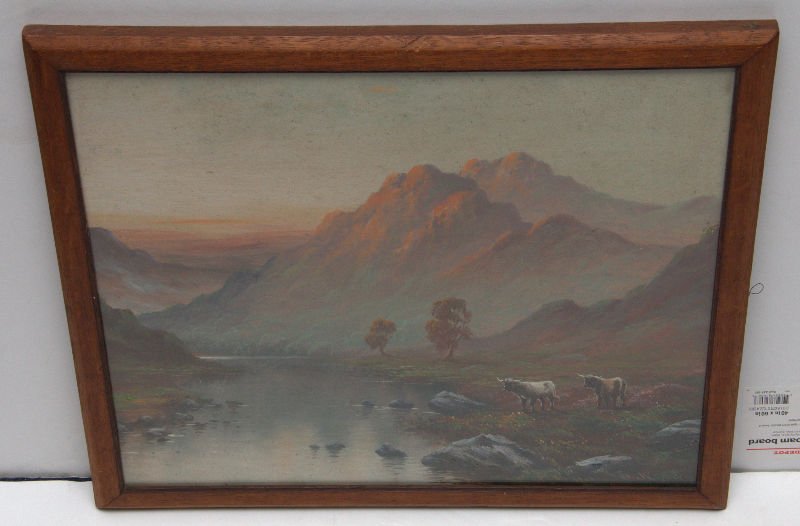 G. Ward 19th C. Oil Painting On Canvas