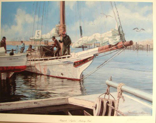 Richard Harryman Pencil Signed Print. Titled "skip