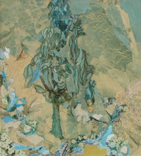 Jeanette Halsted Borst Mixed Media Painting On Pape