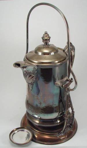 Superior Silver Co Victorian Silverplate Tilting