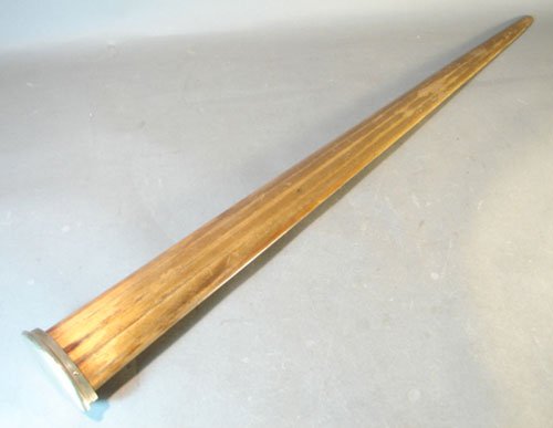 Antique Swordfish Bill With Nickel Silver Mount. S