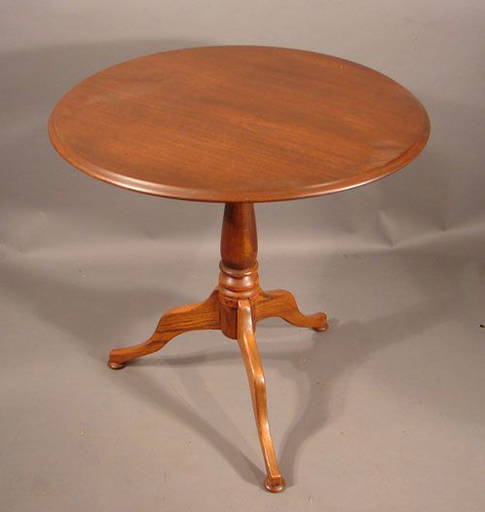 Victorian Walnut Antique Round Parlor Table