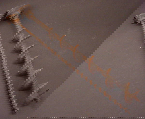 Two T Handle Augers.