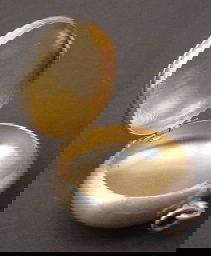 Antique Sterling Silver Pyx