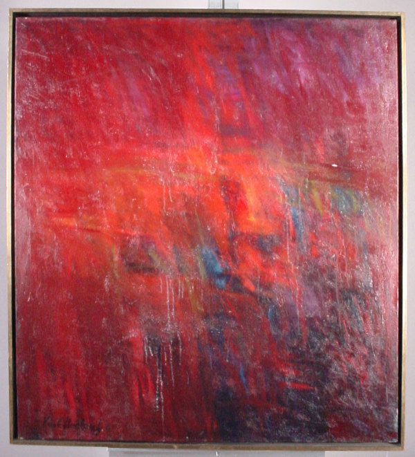 1003: "Karl Umlauf" painting "Blast Furnace"