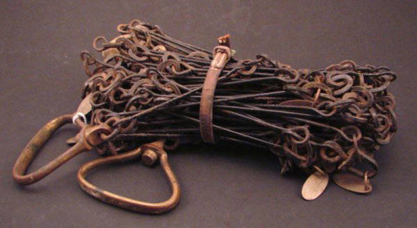 Gunter Surveyor's Chain With Brass Tags And Handl