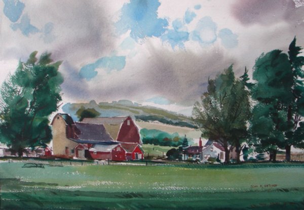 3170: John Detore Signed Watercolor Painting - Apr 29, 2006 | TW Conroy ...