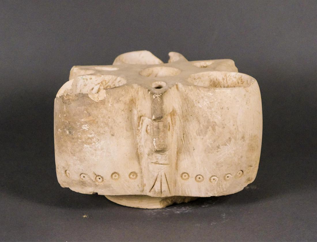 Ancient Near Eastern Sumerian Stone Bowl Oil Lamp