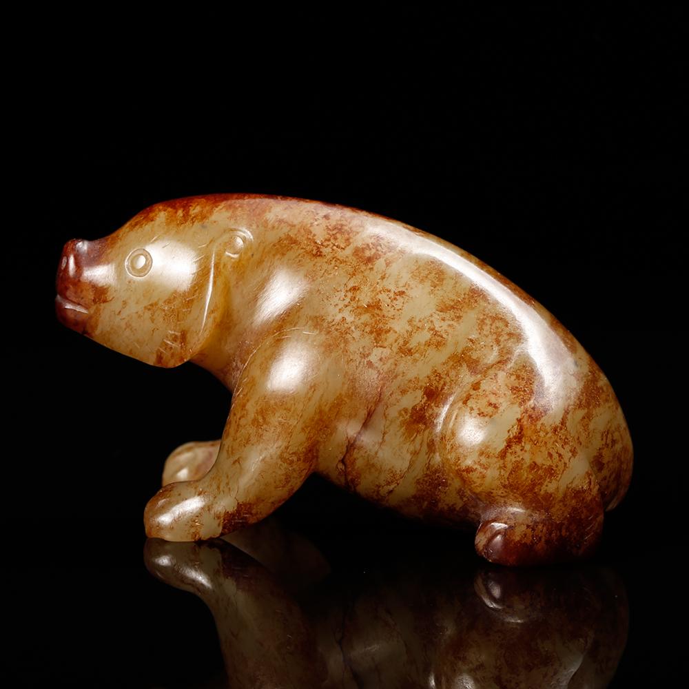 Chinese Archaistic Jade Bear - Mar 18, 2023 | Anders Auction Inc in ny