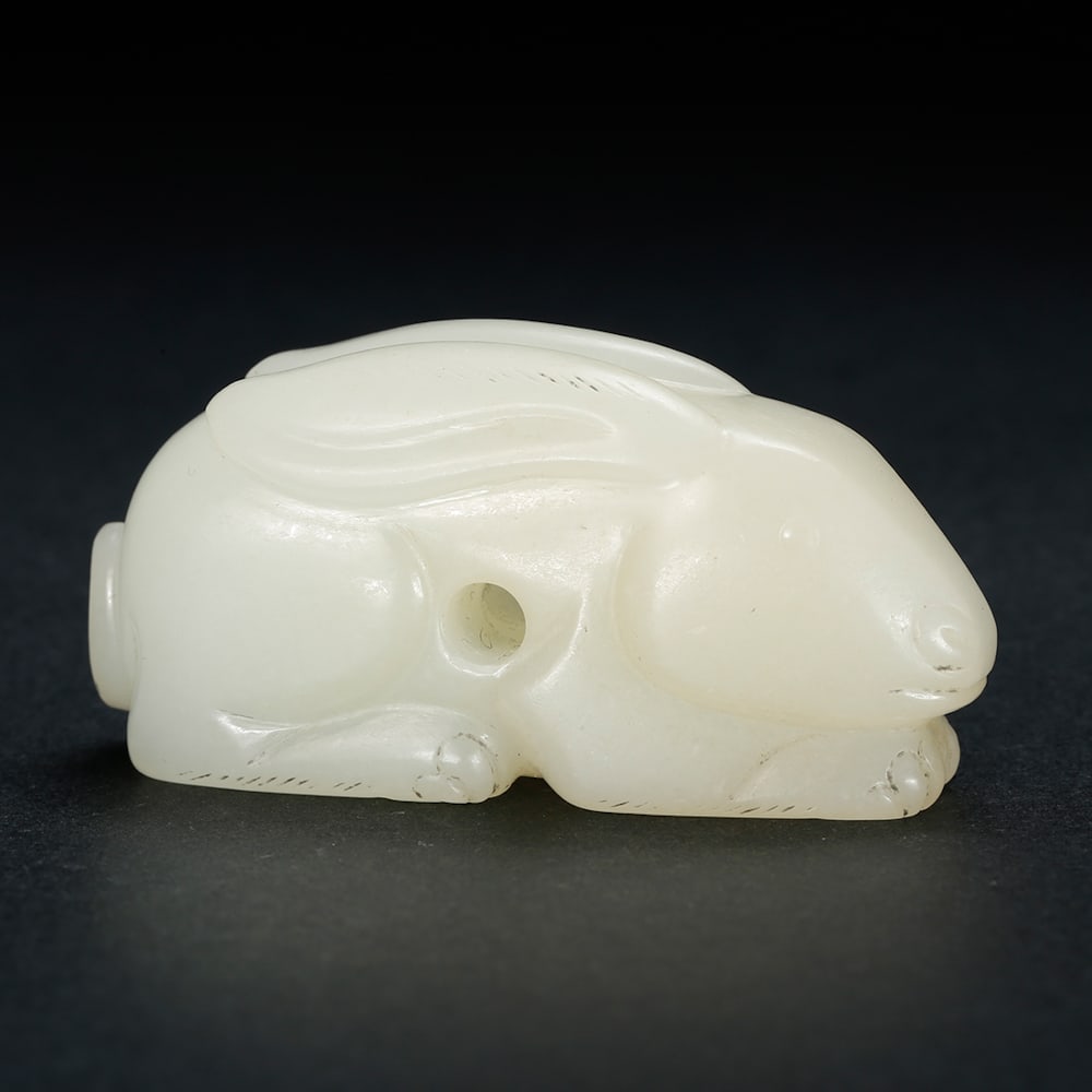 Chinese White Jade Rabbit Auction