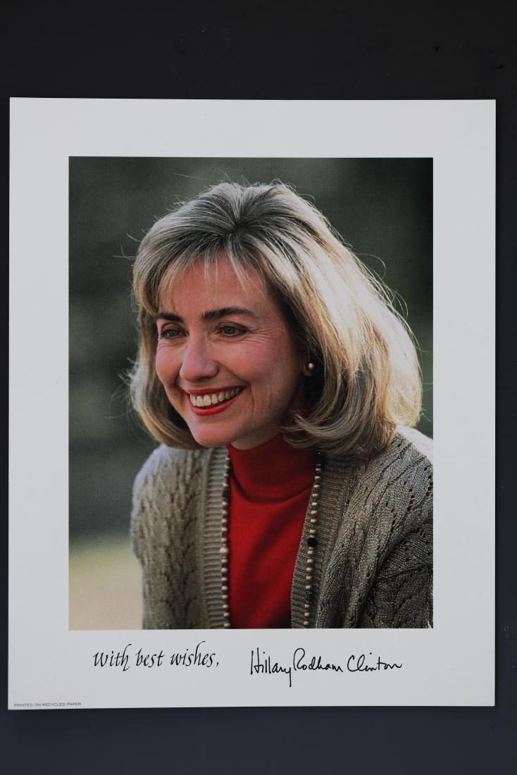 Hillary Rodham Clinton Photo Signed