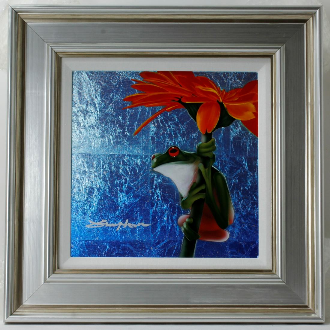 Patrick Guyton Painting Gimme Shelter With Certificate