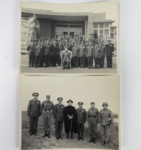 President Chiang Kai-shek Generals Chou,2 Photos by Wu Chung Yee (#0259 ...