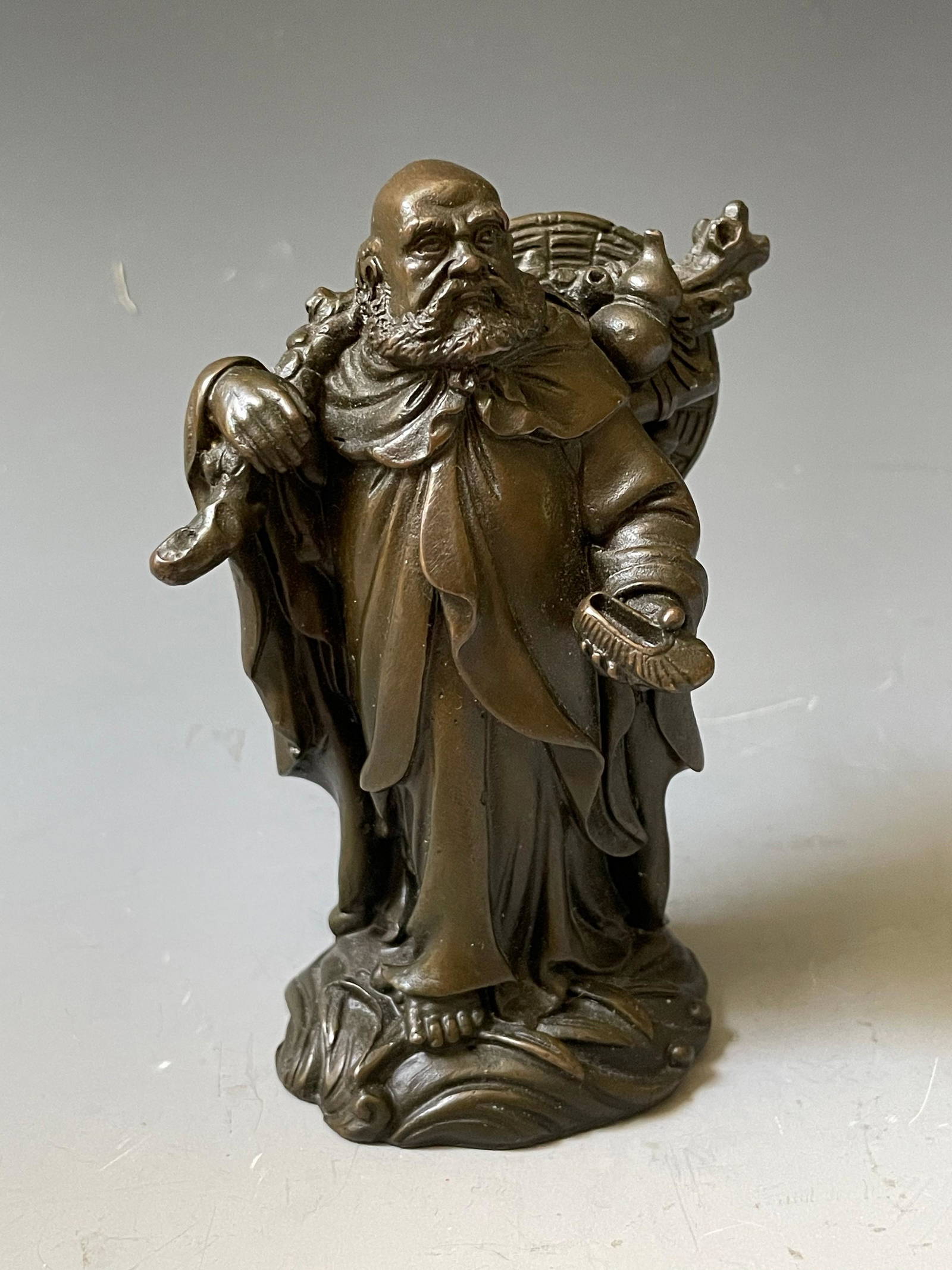 Chinese Buddhist Sculpture Rohan Statue Auction