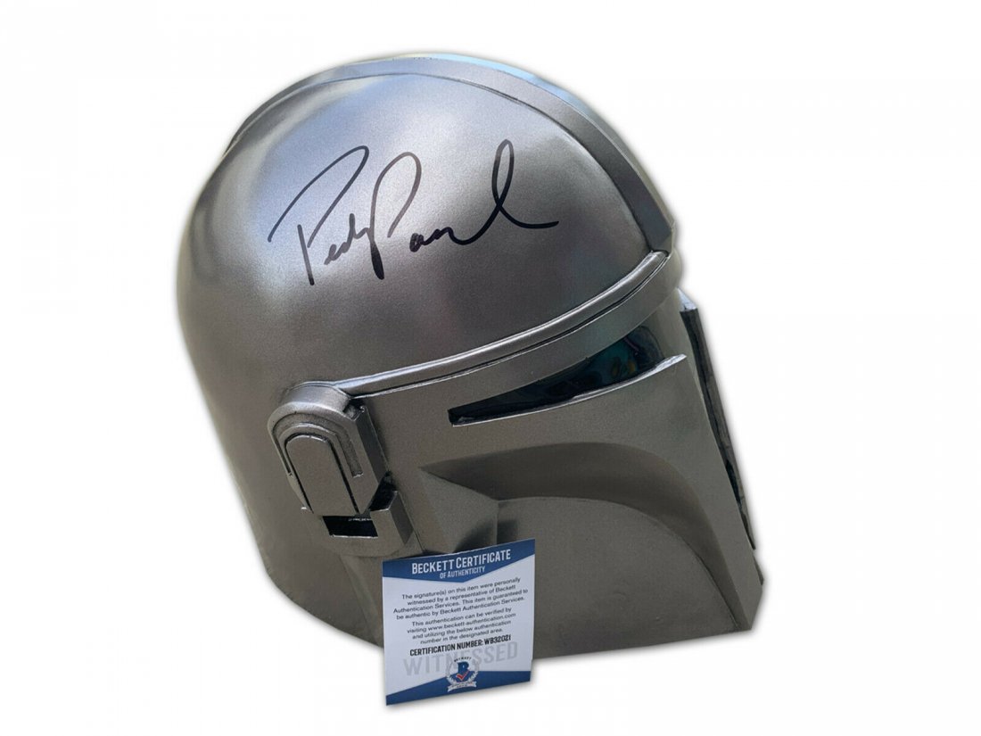 Pedro Pascal Signed "the Mandalorian" Full Size Helmet